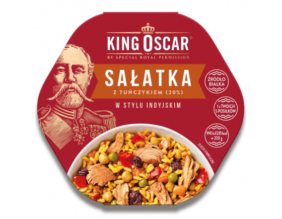 Kuchnia Kwasiora Sklep > Sałatka z tuńczykiem w stylu INDYJSKIM 220g